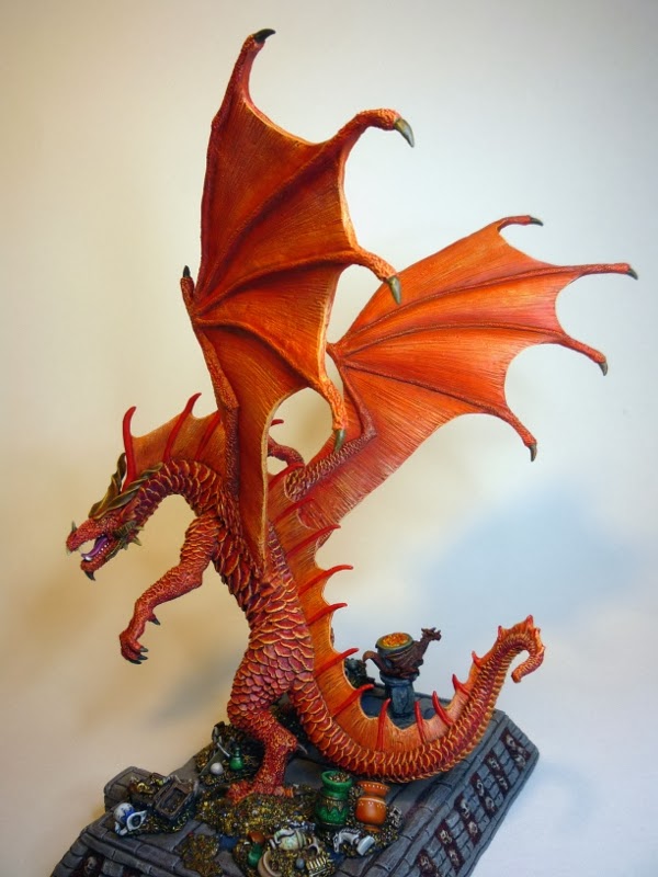Metalchaos Studio: Cinder the Red Dragon, Reaper Miniatures 10014