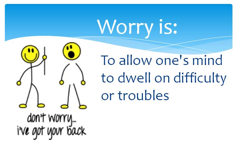 Pastor Chris' Blog: Do Not Worry
