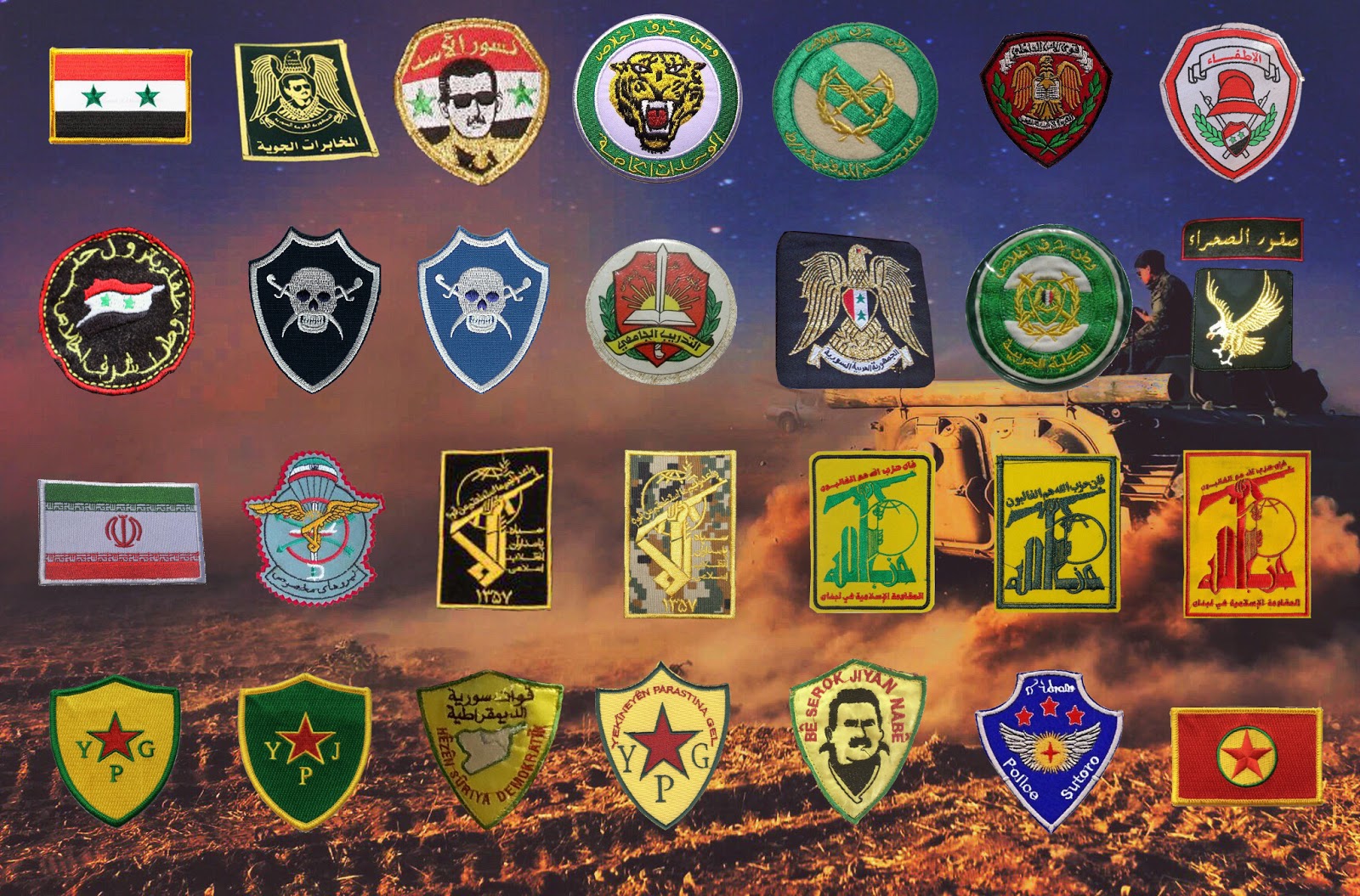 シリア内戦に関連した部隊パッチを追加する [R] Syrian civil war insignia アドオンが v0.6 に | 弱者の日記 ...