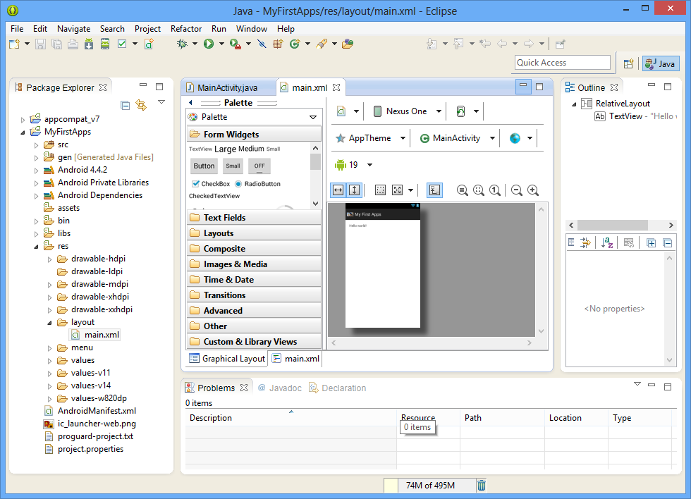 How to create android project in Eclipse with ADT - Programming Tutorial