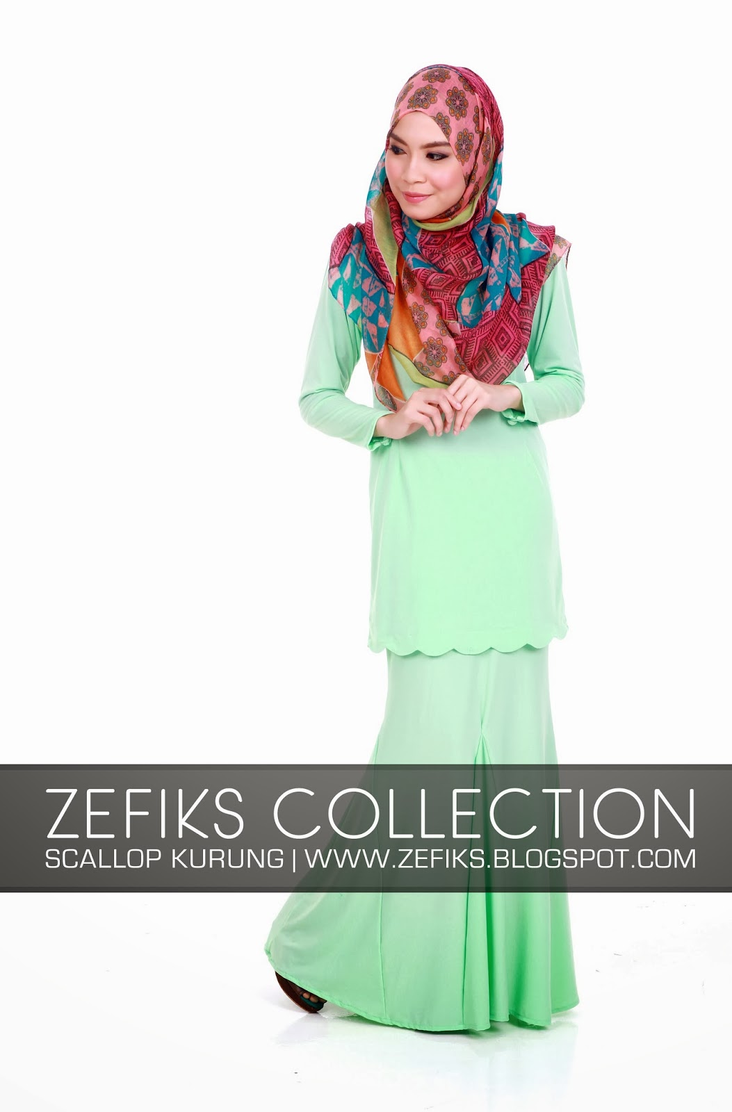 Zefik's Collection: Scallop Kurung