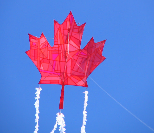 The Shavit Kite Gallery: Canadian Maple Leaf Kite Project - 2012
