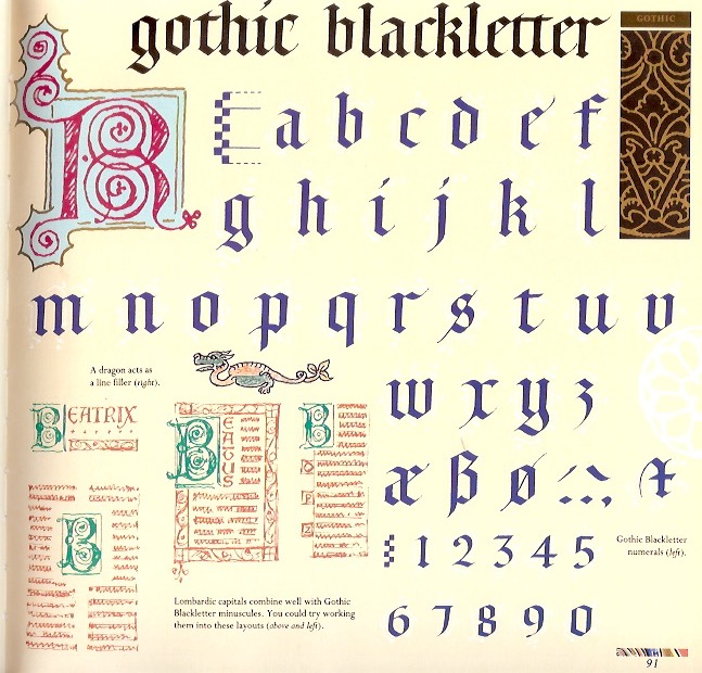 Art Quill Studio: European Illumination - Gothic Style[1]Works on ...