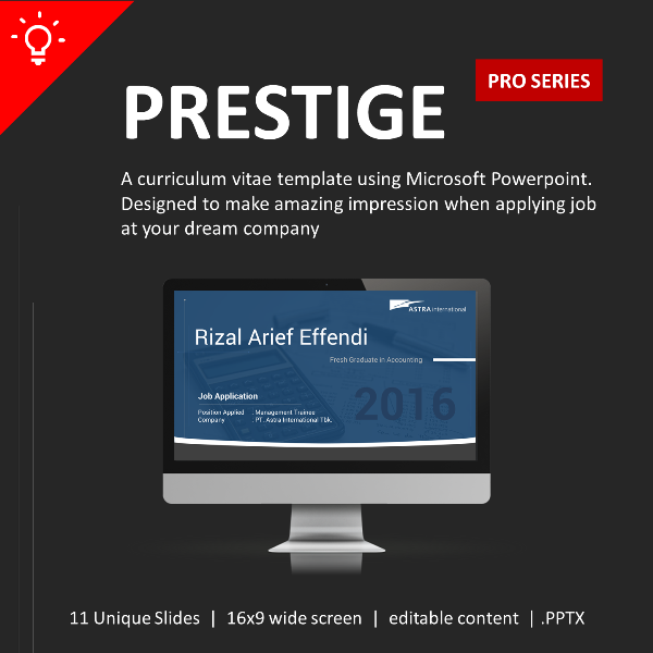 11 Contoh Cv Menarik Ppt Terbaru - Galeri Jobseeker
