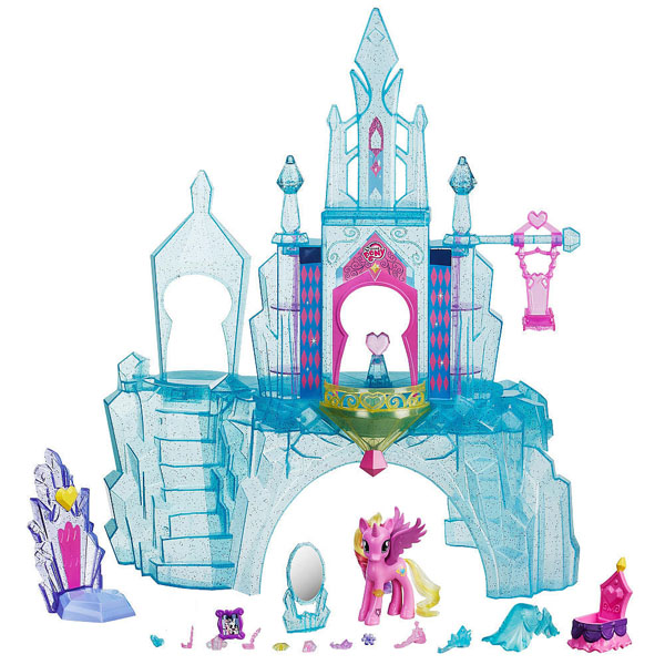 MLP Explore Equestria Crystal Empire Playset With Bonus G4 Brushables ...