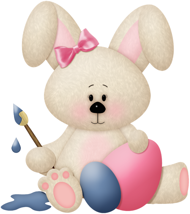 Easter Bear Clip Art. - Oh My Fiesta! in english