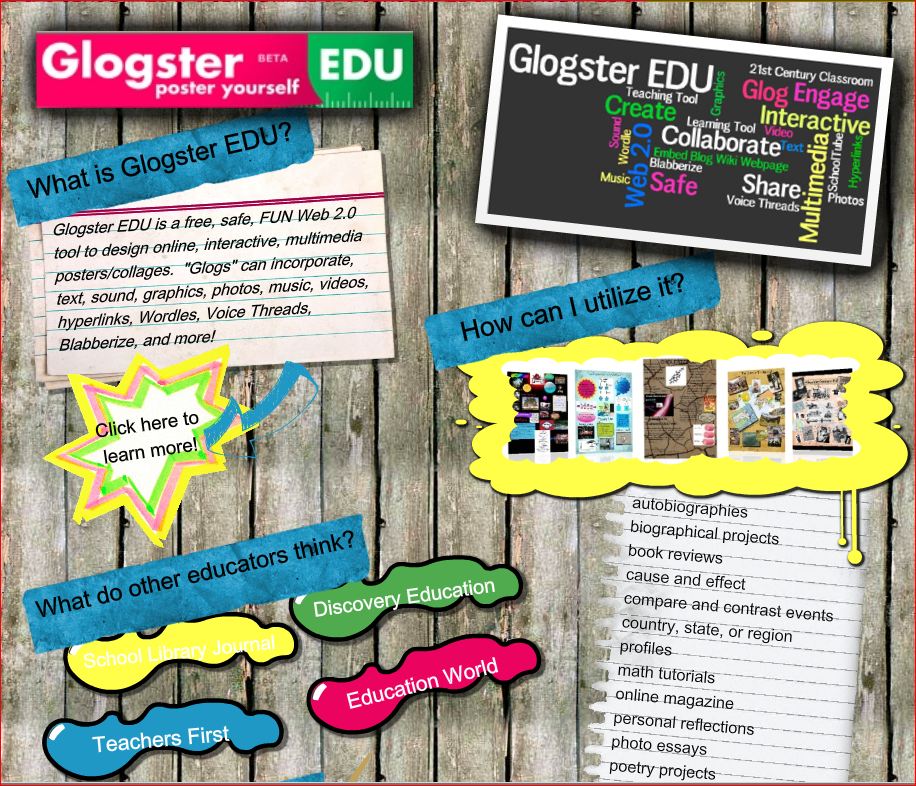 Nuevas tecnologías de la Educación: Glogster: despierta tu creatividad ...