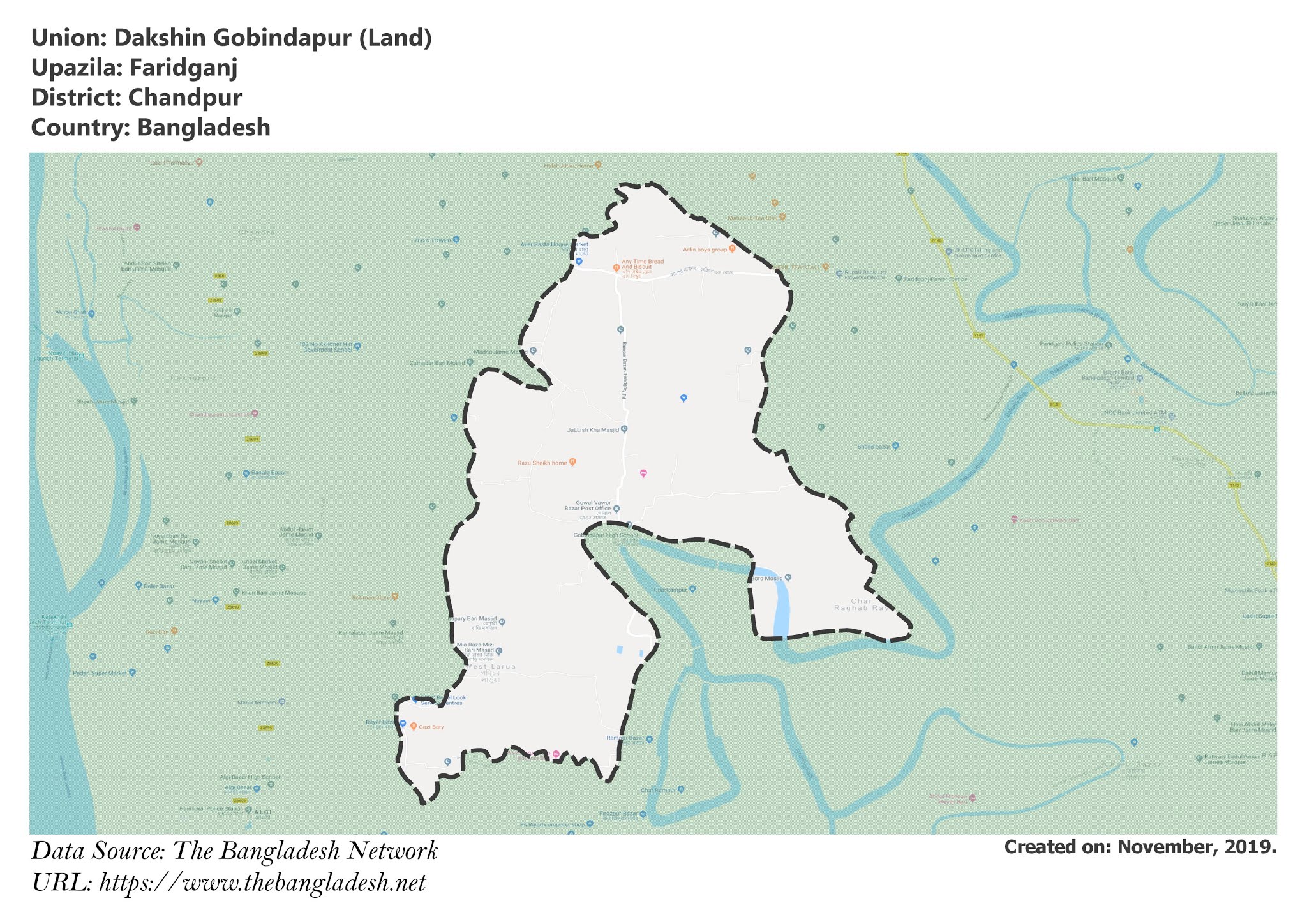 Dakshin Gobindapur Union, Chandpur