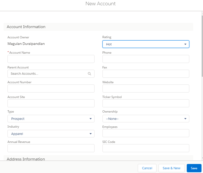Forcecreaterecord Example In Salesforce Lightning Infallibletechie