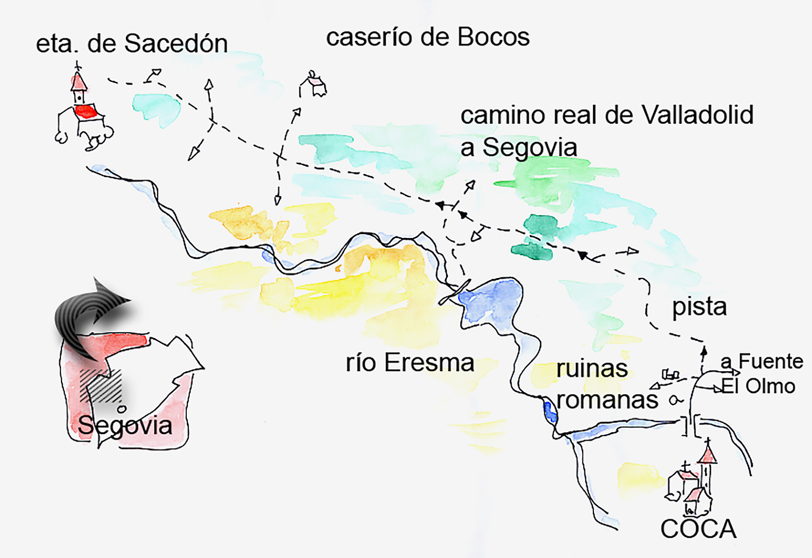 Un paseo por los pinares en torno a Coca
