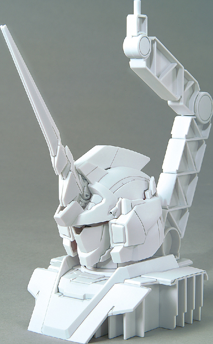 1/48 Unicorn Gundam Head Display Base (Psycho Frame Color Variation Ver ...