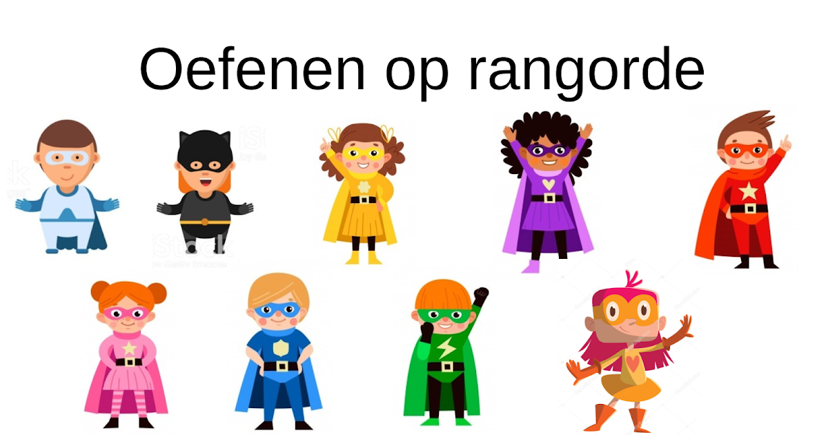 Klasblog K3 : Oefenen op rangorde