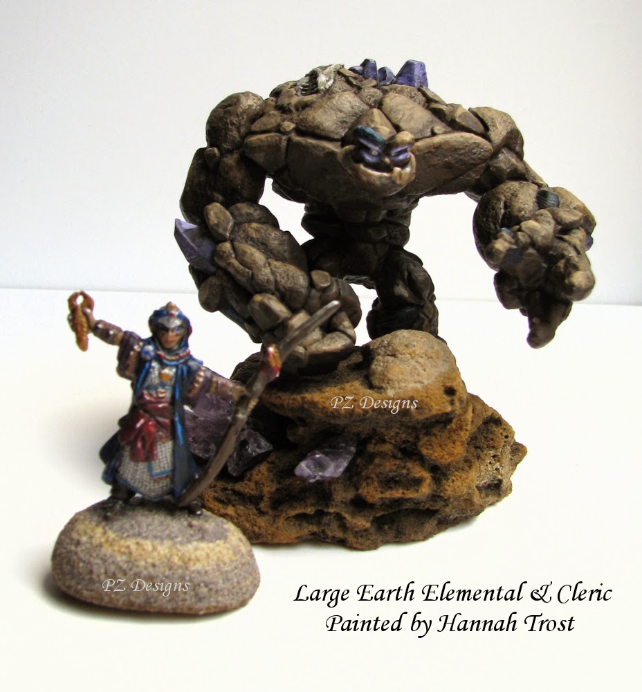 Silver Serpent Studio's Blog: DnD Mini - Large Earth Elemental