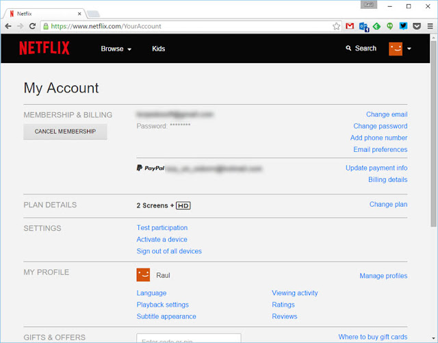 Netflix accounts email and password 2016