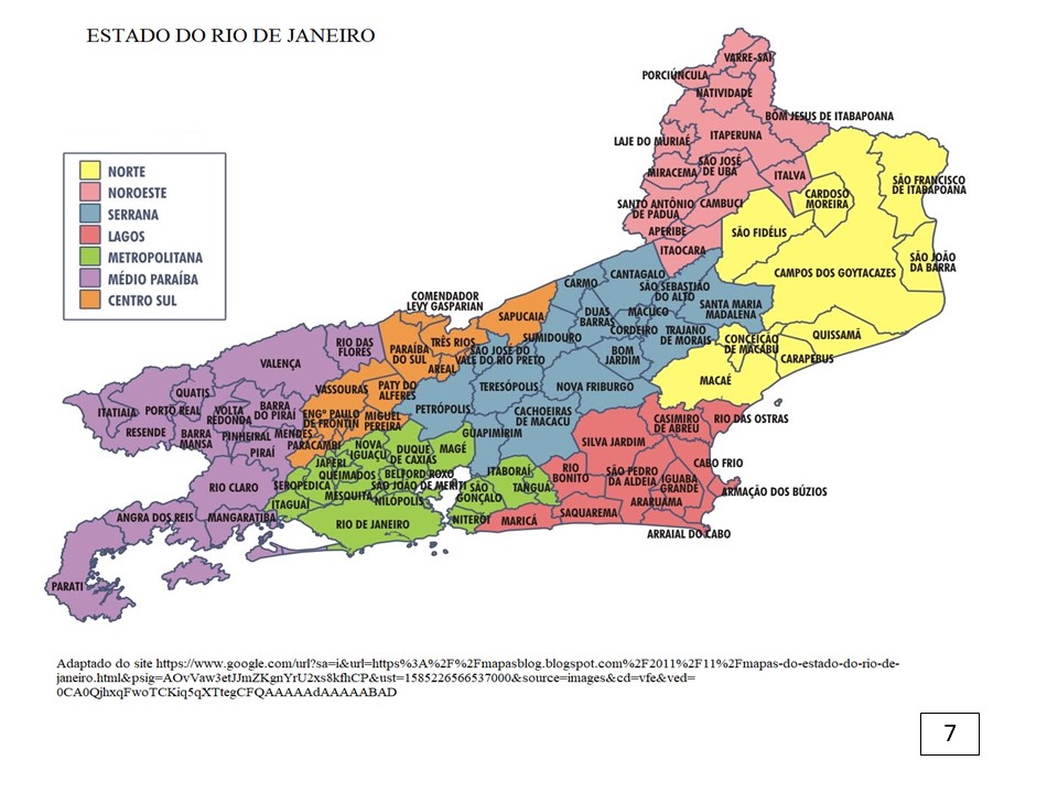 Professora Ivone Barros: 1ª atividade de Geografia do 1º bimestre 2020