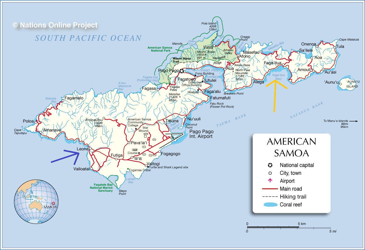 Quinn in American Samoa: July 2011