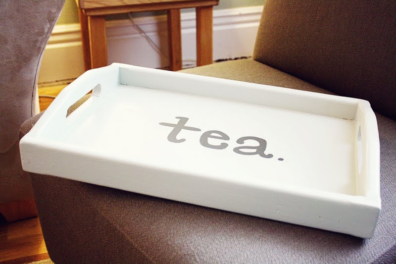 Lather. Write. Repeat.: Before and After: Milky Grey Tea Time Tray