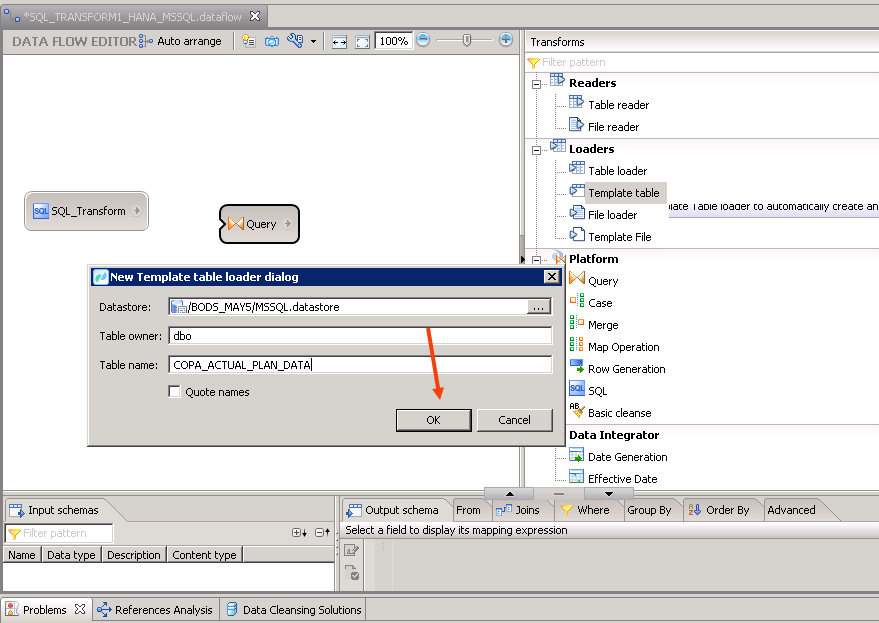 SAP TECH: Implementing SQL Transform