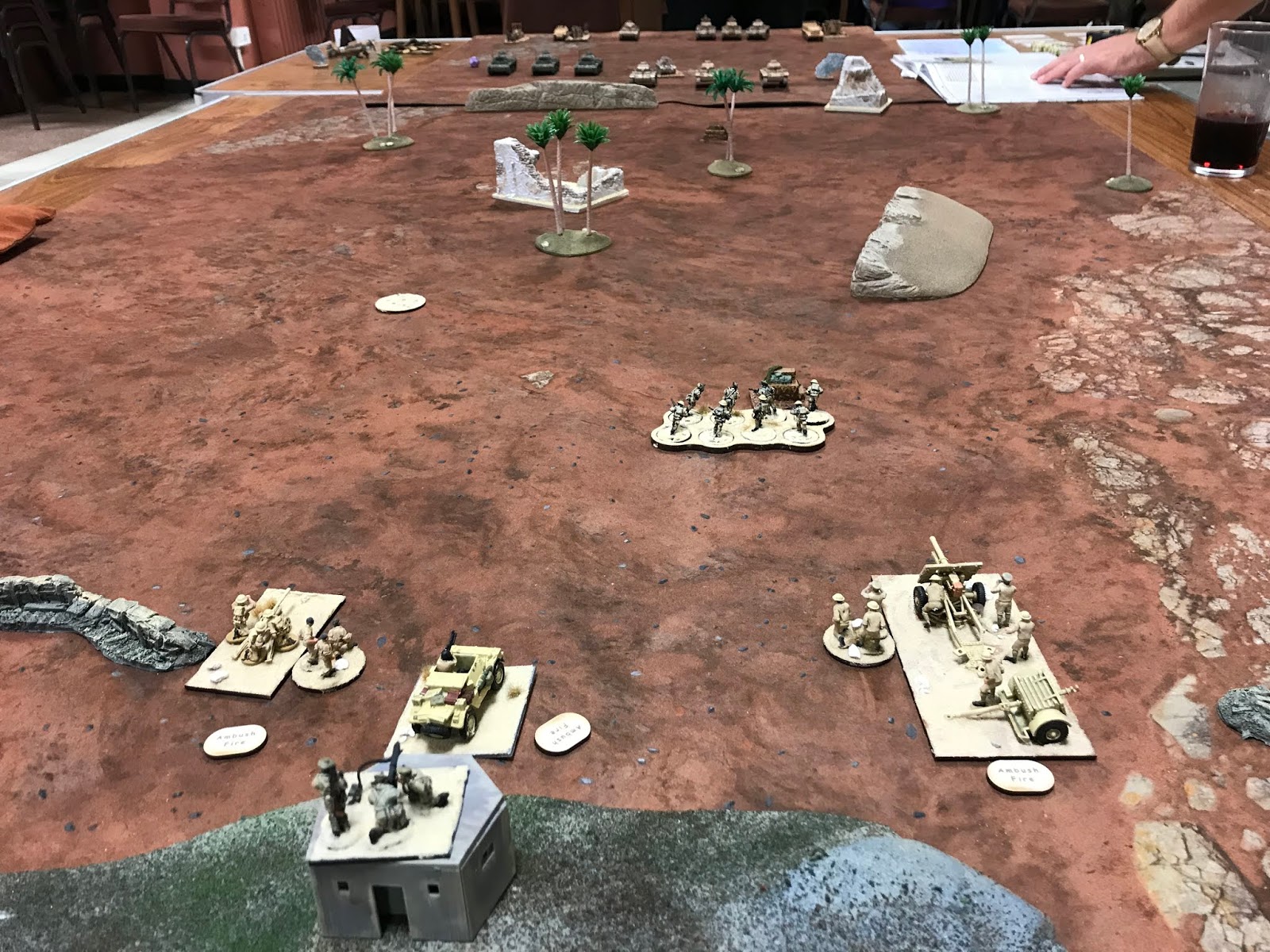 wargames and walking: Battlegroup Tobruk 2nd game