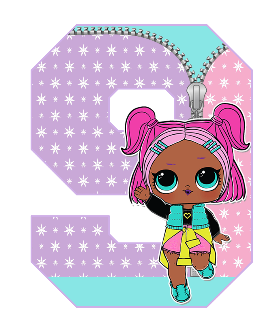 Kits imprimibles gratis : Números LOL