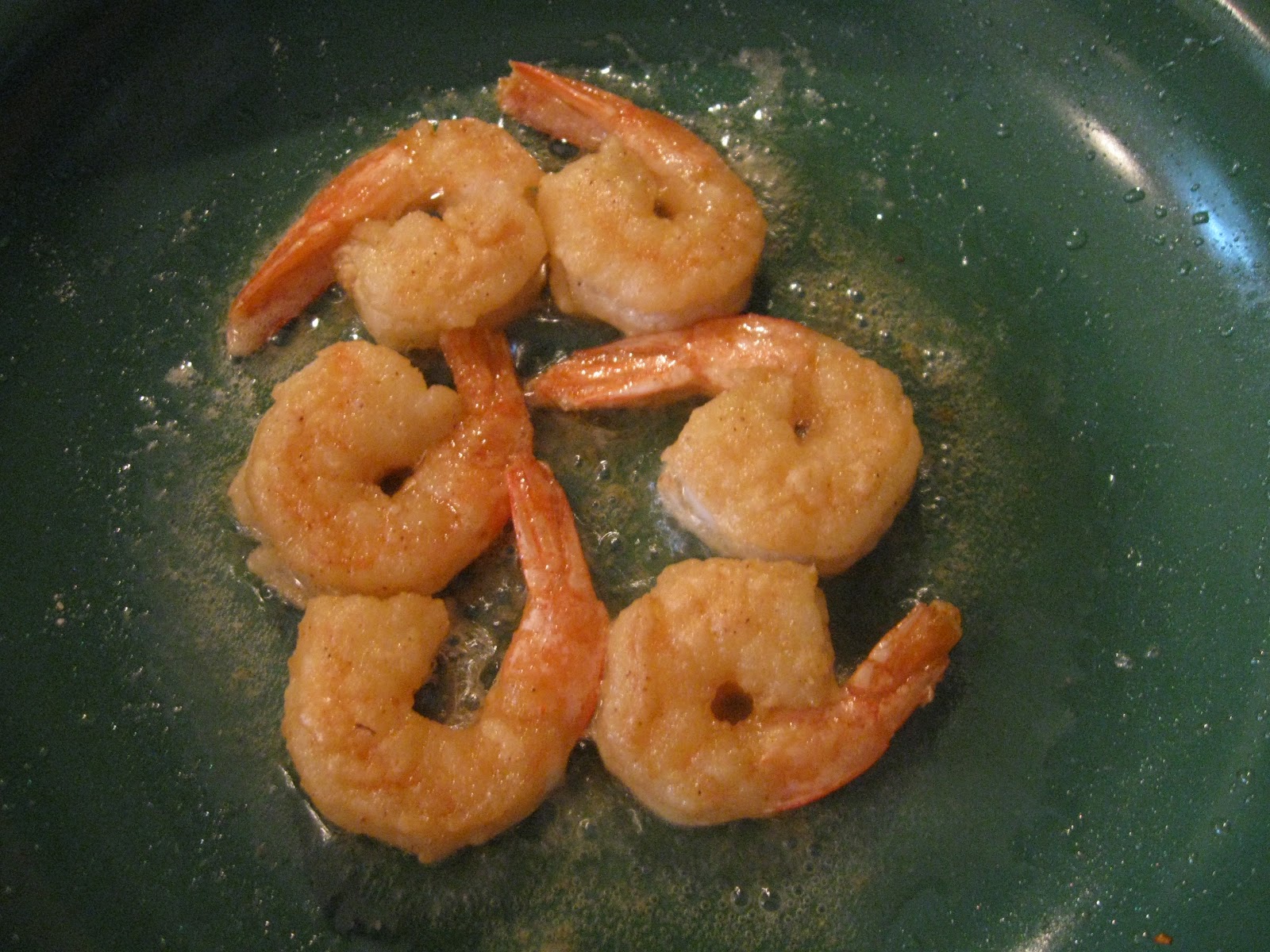 Just Cooking!: Angry Shrimp with Garlic, Chili, Basil Oil