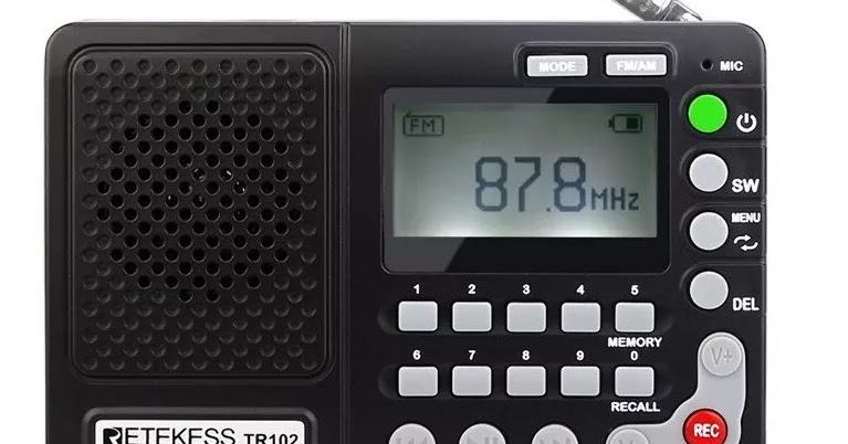 Testando o Rádio portátil Retekess Tr102 Am/fm/sw/mp3