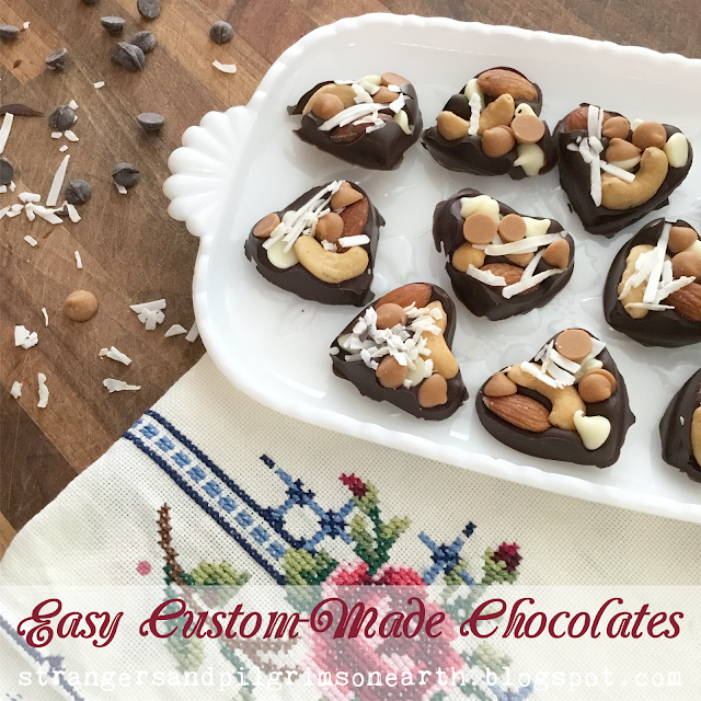 Strangers & Pilgrims on Earth: Easy Custom-Made Chocolates ~ Romantic ...
