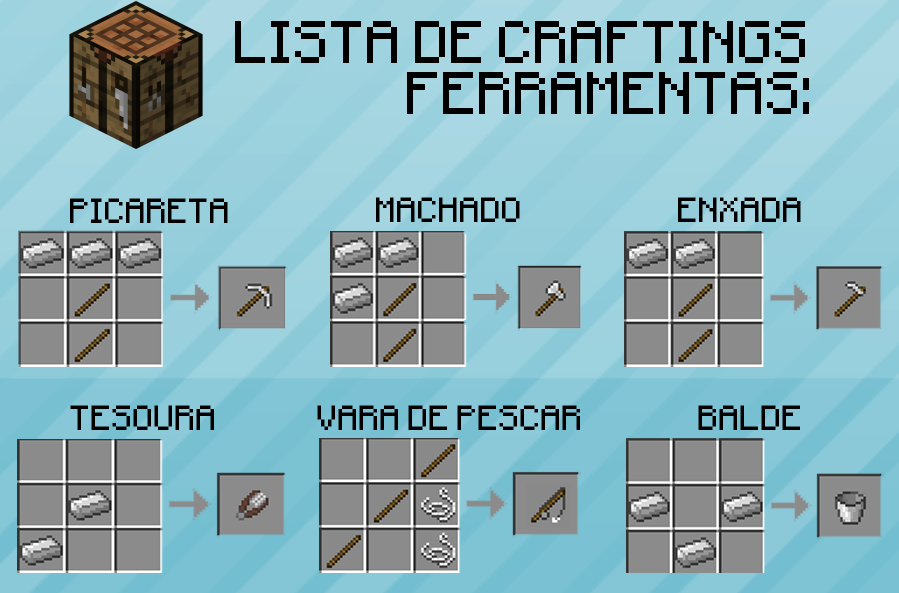 Como Fazer Uma Escada No Minecraft