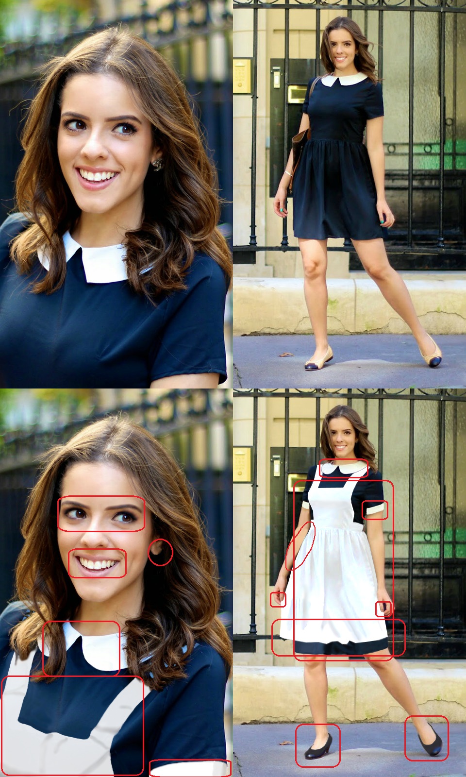 Ladies Becoming Maids: Spot the difference lady-to-maid game