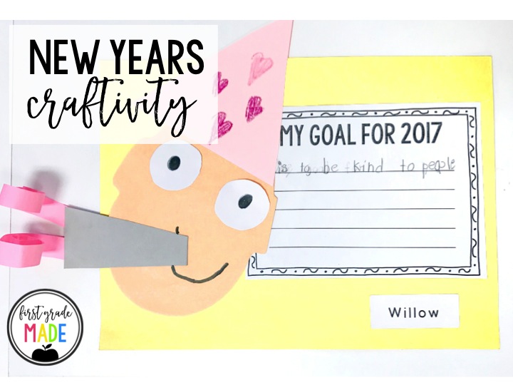 New Years Craftivity - jillian laura designs