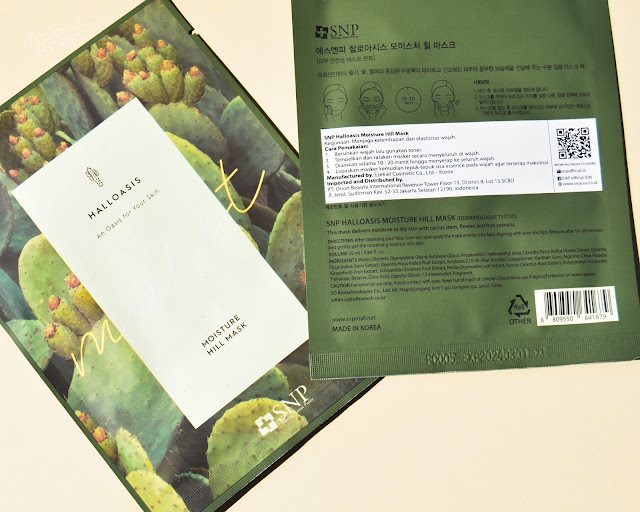 [Review] SNP Halloasis Moisture dan Brightening Hill Sheet Mask ...