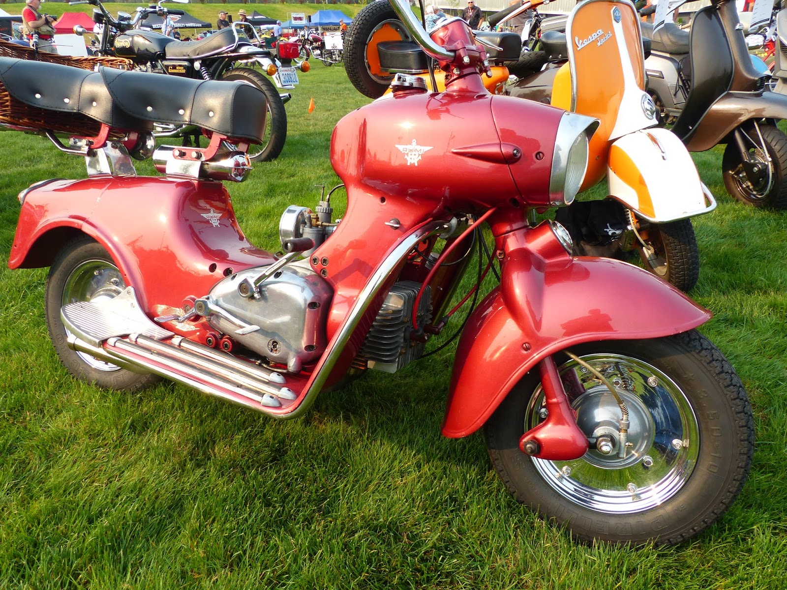OldMotoDude: Rumi Scooter on display at "The Meet" 2015 Vintage ...