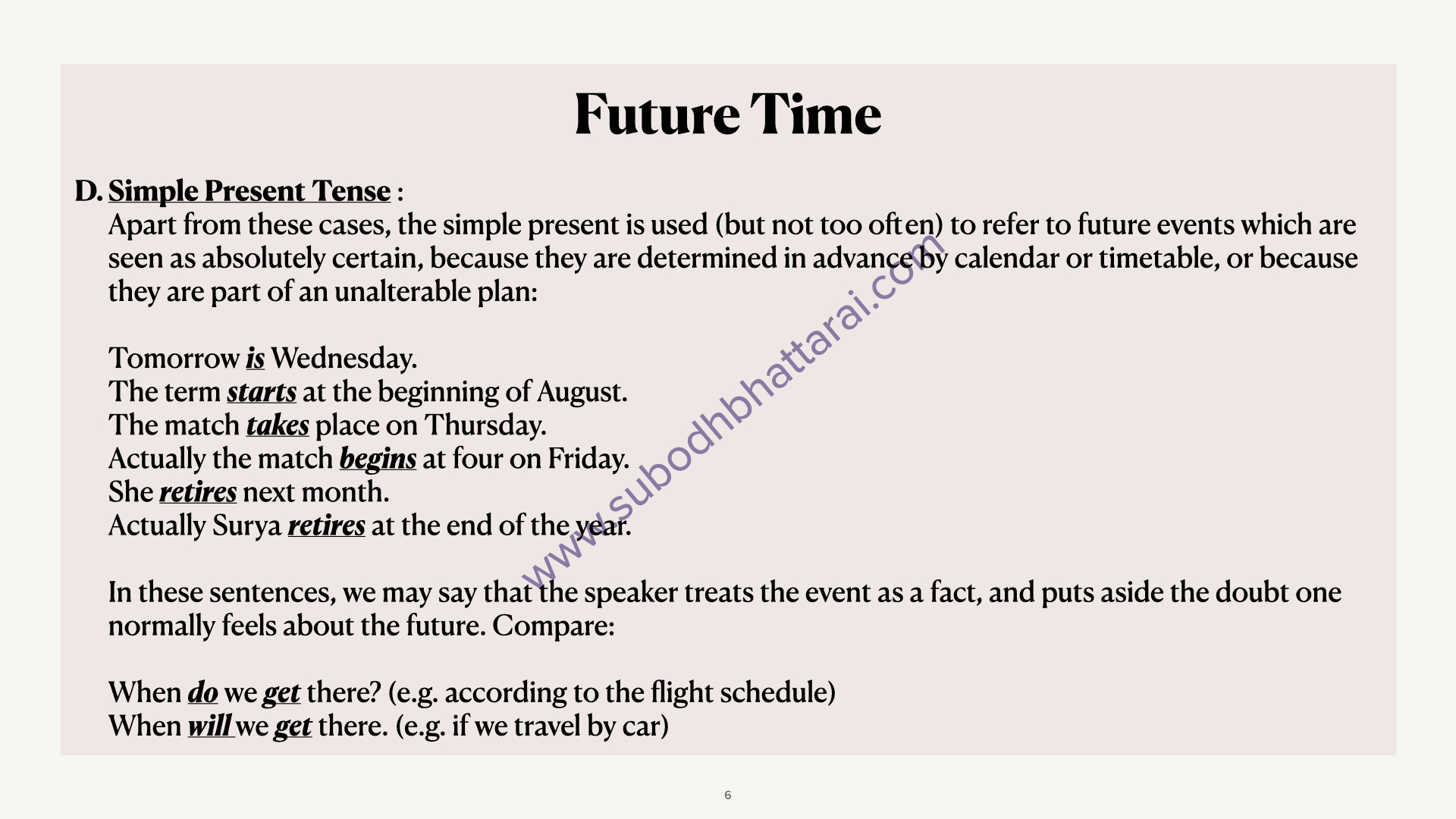 A COMMUNICATIVE ENGLISH OF GRAMMAR : UNIT 3 : FUTURE TIME (140-149)