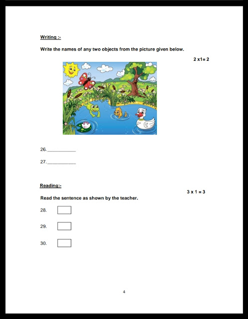 3rd Std Old Question Paper - Slas Material. - kalviseithi