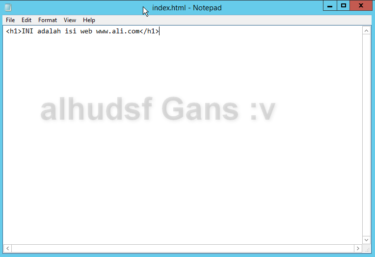 Cara Membuat Web Server 2 Domain pada IIS dalam 1 IP