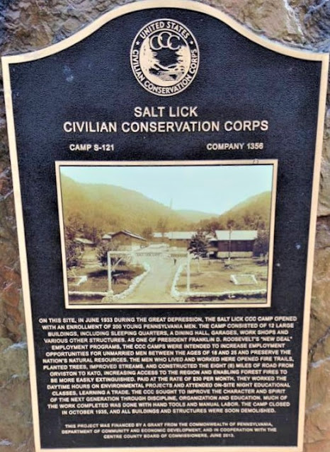 Central Pennsylvania History: Monument CCC Camp S-121 (Centre County)