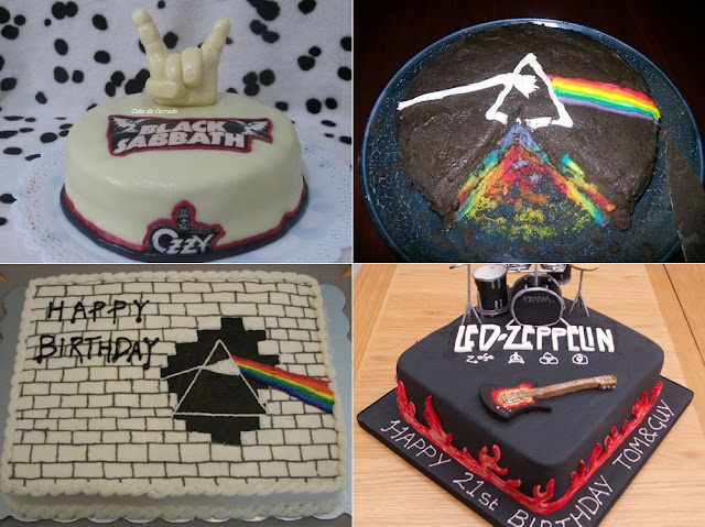 Bolos de bandas de rock - Meu Jeitinho Estranho