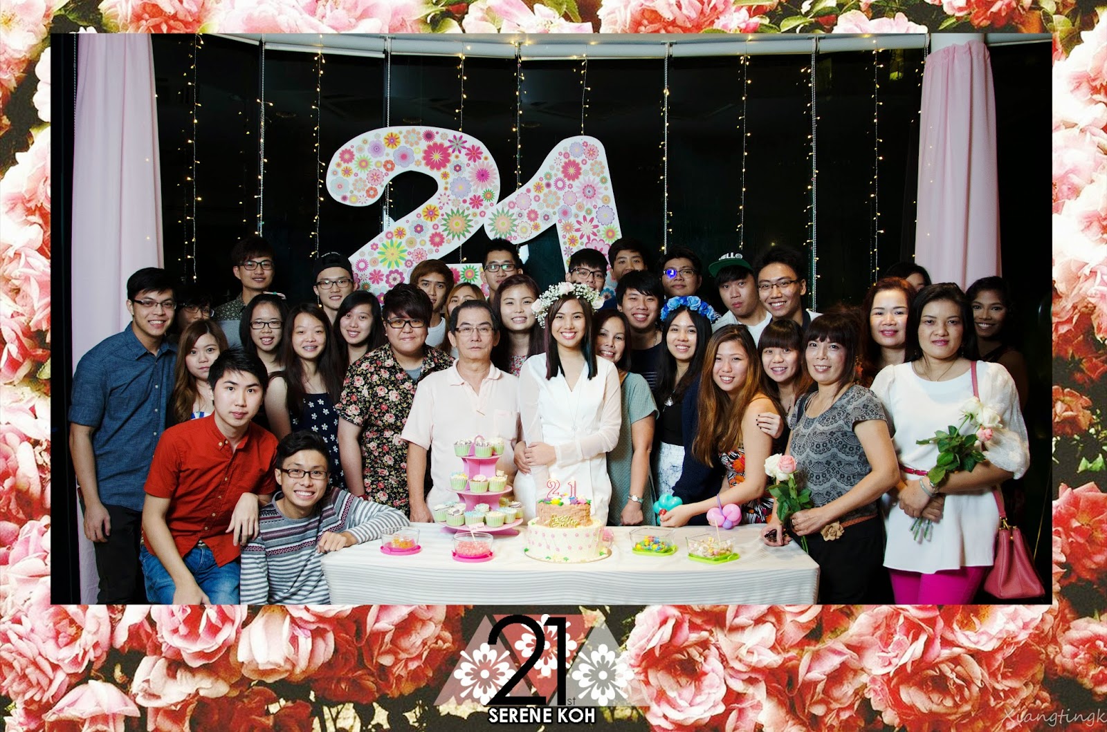 21st Birthday Celebration - Floral Theme