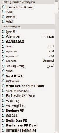 The APA-Team: Lettertype