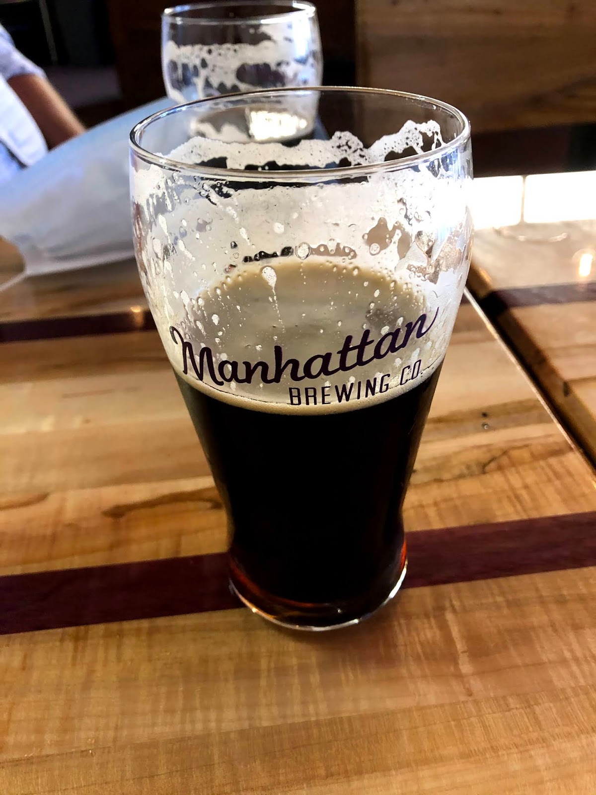 Manhattan Brewing Company! Great beer in a great town.