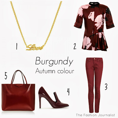 The Fashion Journalist: Colour inspiration: burgundy