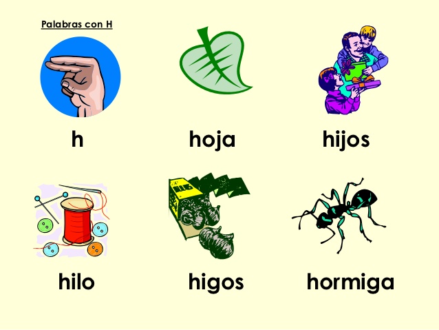 Mis cosicas de segundo: PALABRAS CON H.