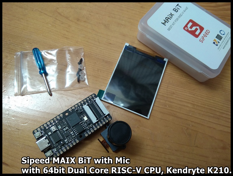 Embedded things: Sipeed MAIX BiT with Mic (RISC-V K210)