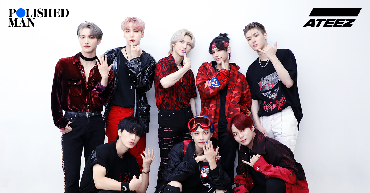 ATEEZ embajadores de Polished Man contra la violencia infantil - BA NA ...