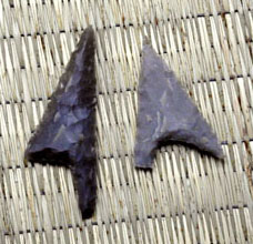 Flint Knapping UK: British Oblique Flint Arrowheads