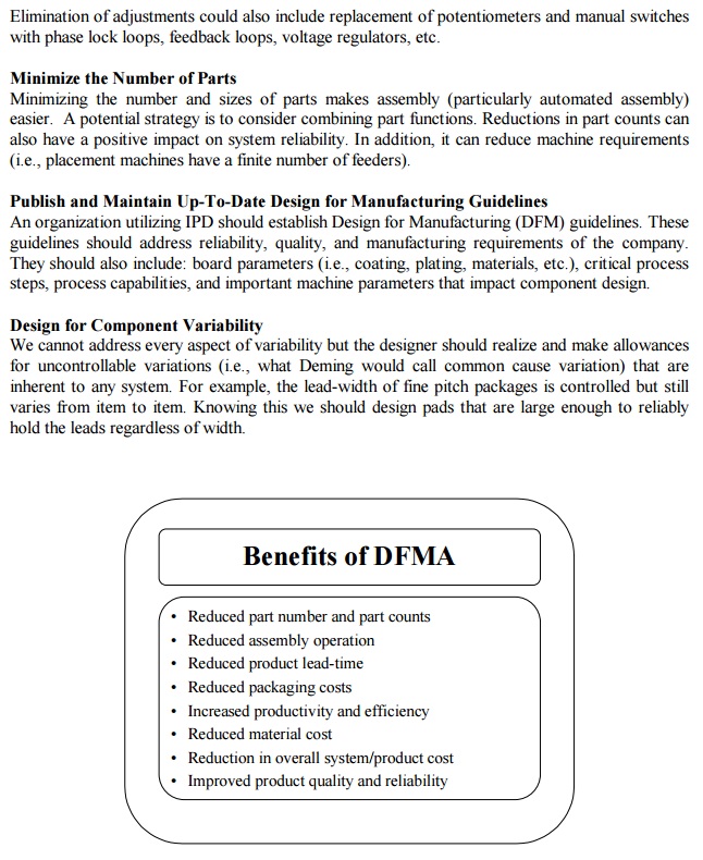 Product Design Engineering: DFM & DFA