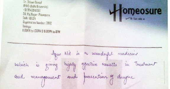 See What Doctors Say about Ague Nil as Dengue Preventive and ~ Dengue ...