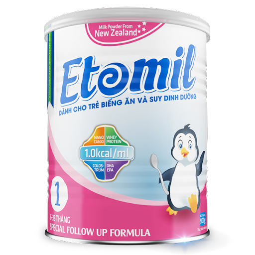 Review sữa Etomil 400g cho bé biếng ăn