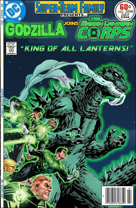 Super-Team Family: The Lost Issues!: Godzilla Joins The Green Lantern Corps