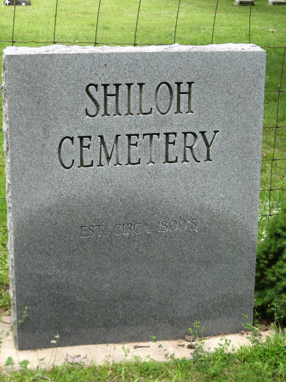 A Walk Through The Tombstones: Shiloh Cemetery